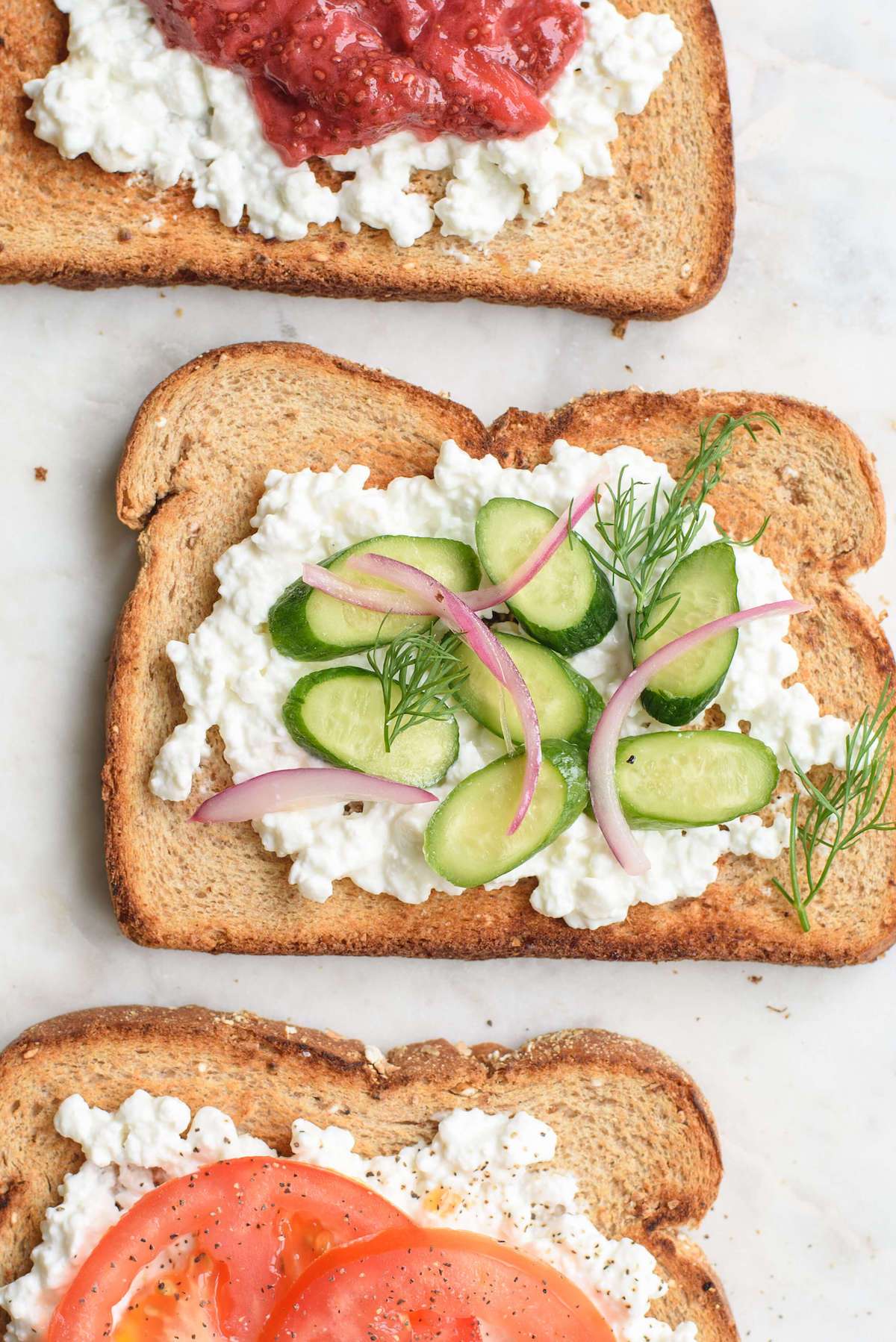 Cottage Cheese Toast
