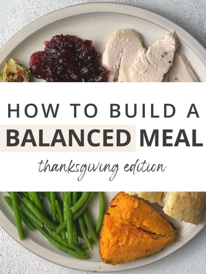 How To Build A Balanced Meal (cheat sheet + recipes!)